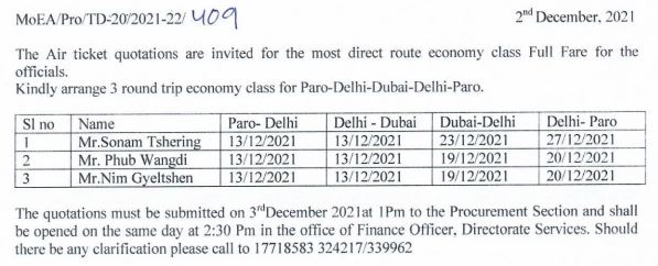 Ait Ticket Quotation